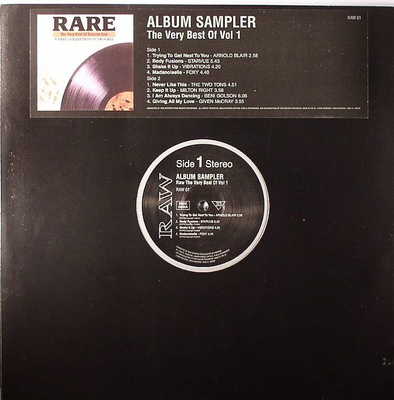Rare (The Very Best Of Vol. 1) Raw Records | Side One