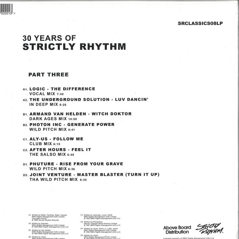 30 Years Of Strictly Rhythm Part Three Strictly Rhythm | Side One