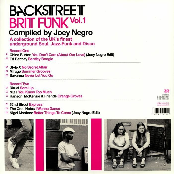 Backstreet Brit Funk Vol.1 (A Collection Of The UK's Finest Underground ...