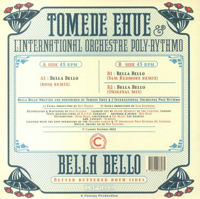 Bella Bello Canopy | Side One