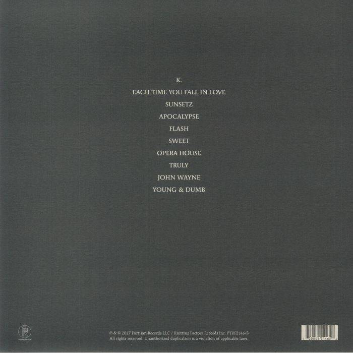 Cigarettes After Sex White Vinyl Partisan Side One