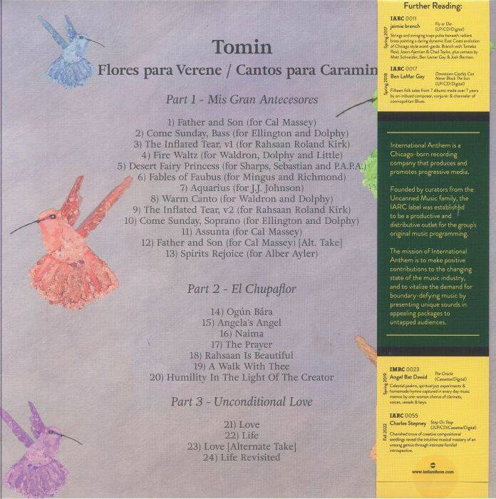 Flores Para Verene / Cantos Para Caramina International Anthem ...