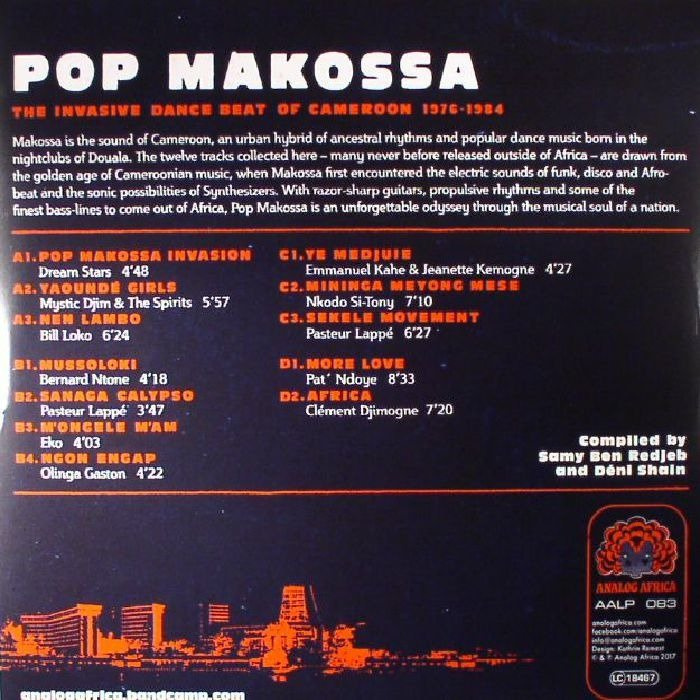 Pop Makossa - The Invasive Dance Beat Of Cameroon 1976 - 1984 (gatefold ...