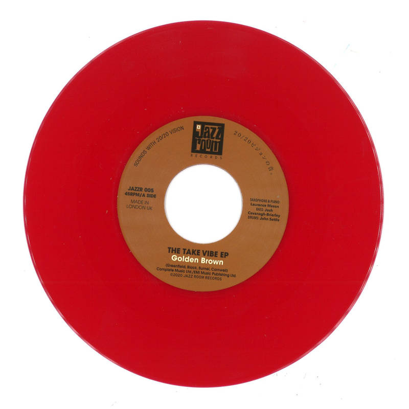Take Vibe EP (Golden Brown / Walking On The Moon) Red Vinyl Jazz Room ...