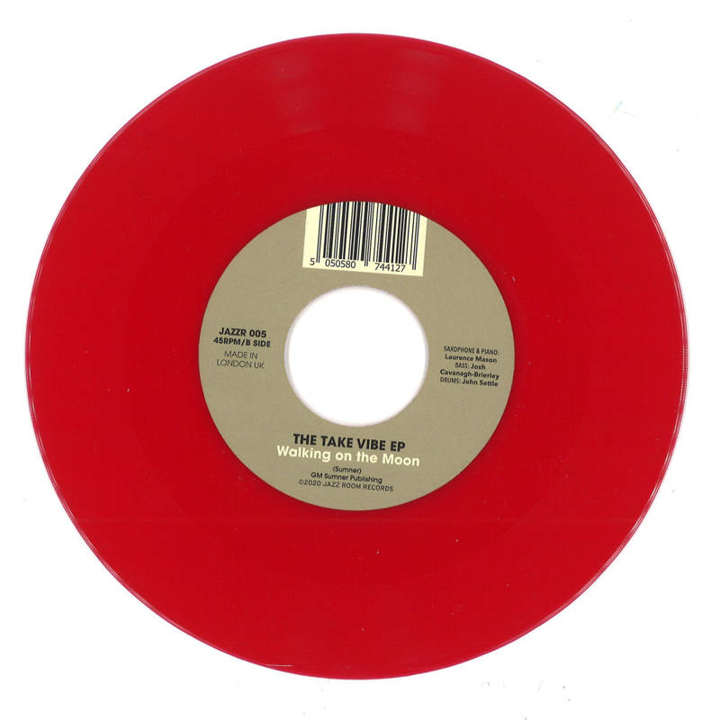 Take Vibe EP (Golden Brown / Walking On The Moon) Red Vinyl Jazz Room ...