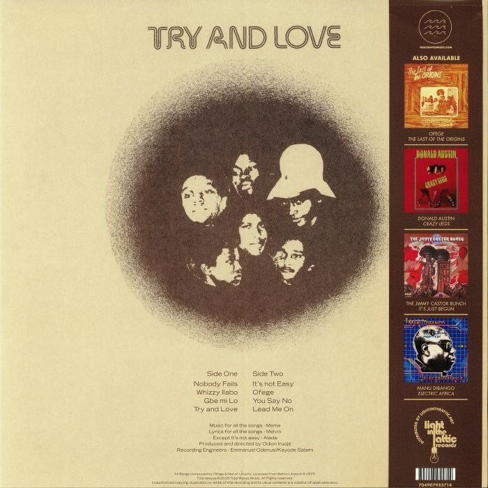 Try And Love Tidal Waves Music | Side One