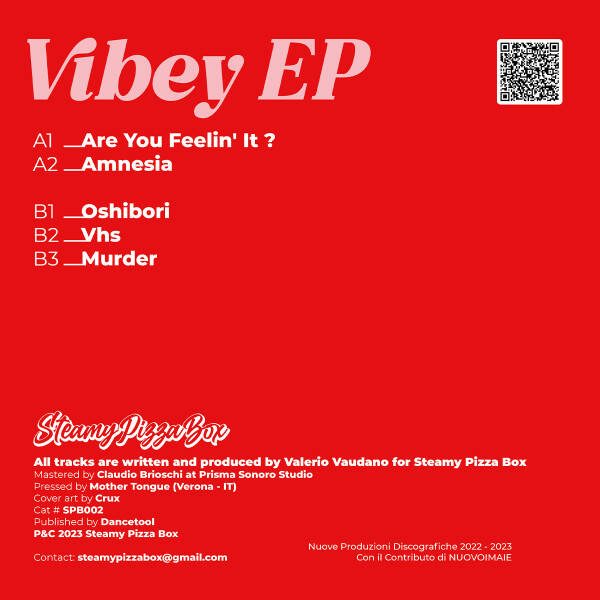 Vibey EP (Generic Version) Steamy Pizza Box | Side One