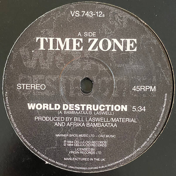 World Destruction Virgin | Side One