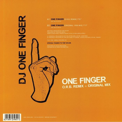 One Finger (orange vinyl) Bonzai Vinyl | Side One